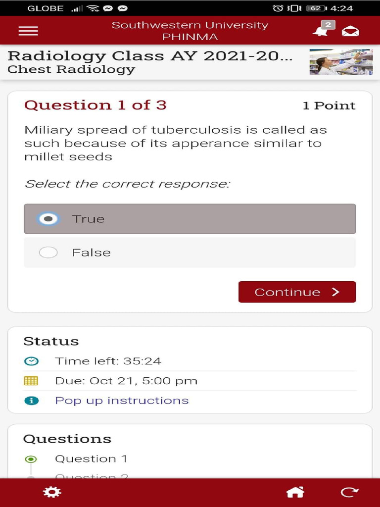 Radiology Class Quiz Compiled | PDF