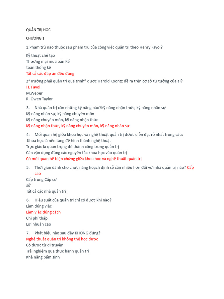 top-27-cau-hoi-trac-nghiem-on-tap-mon-quan-tri-hoc-truong-dai-hoc-phen-128637 | PDF