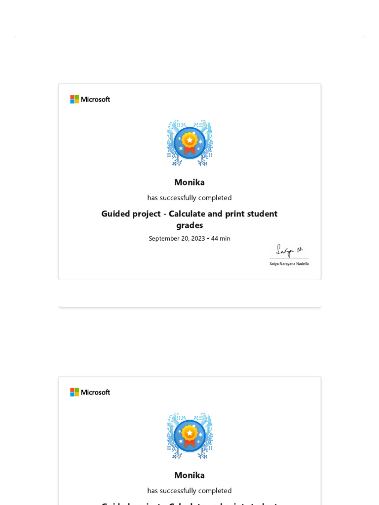 Student Grades Calculation Project Completion | PDF