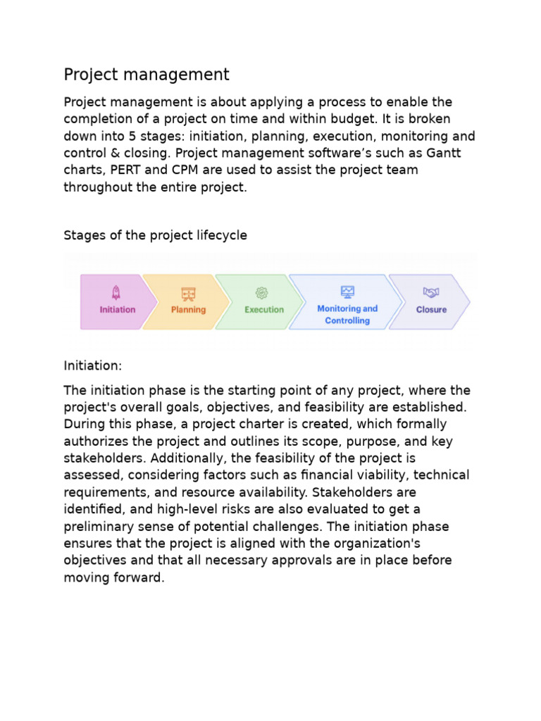 Project management | PDF
