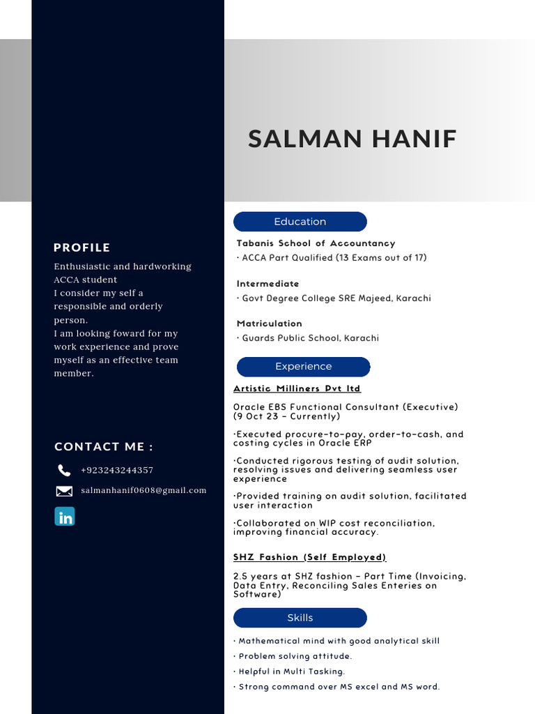 Salman CV | PDF