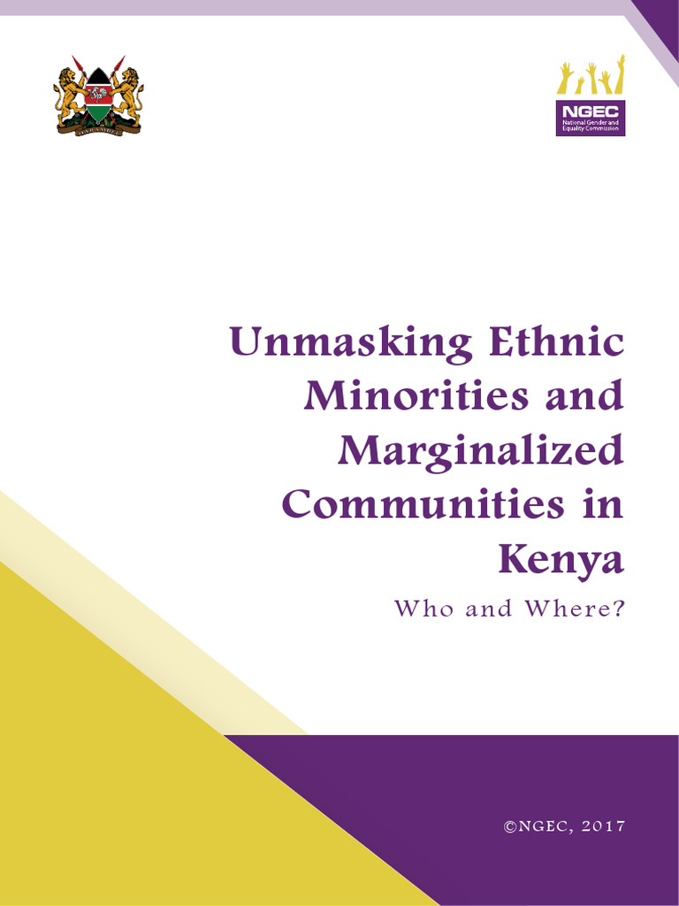 Unmasking Ethnic Minorities and Marginalized Communities in Kenya | PDF ...