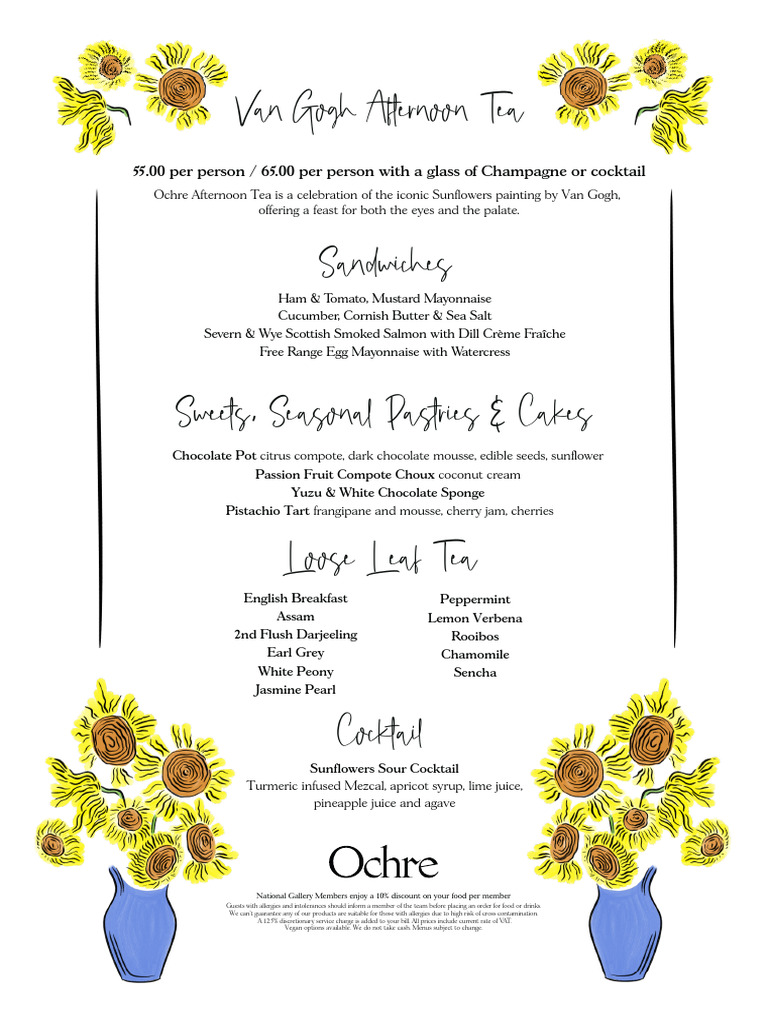A4 Van Gogh Afternoon Tea | PDF