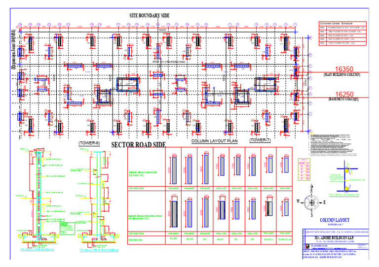 Column Layout, Tower 6, 7 | PDF