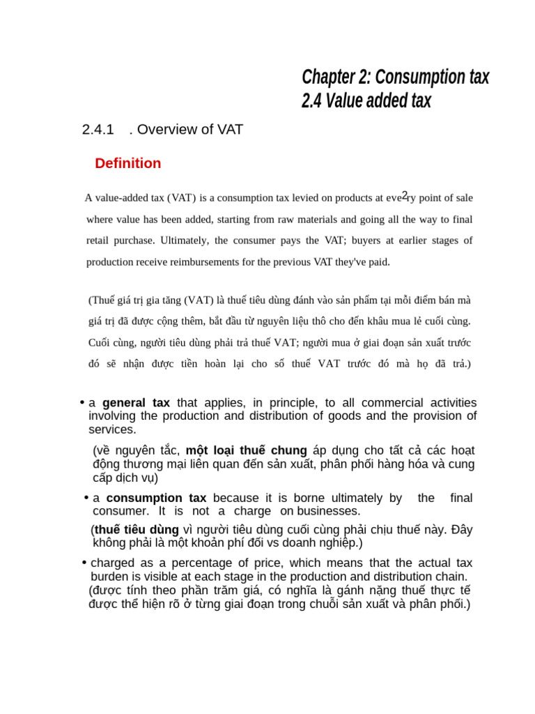 Understanding Value Added Tax (VAT) | PDF | Value Added Tax | Taxes