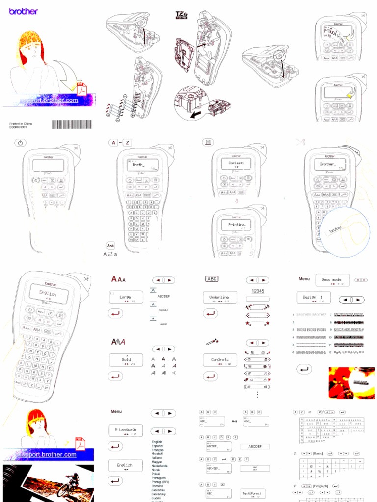2023 Brosura Aparat de Printat Etichete Brother | PDF