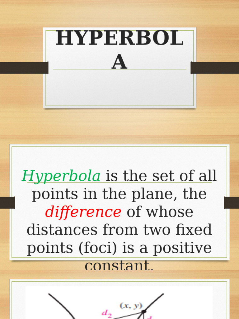 1 5 Hyperbola | PDF