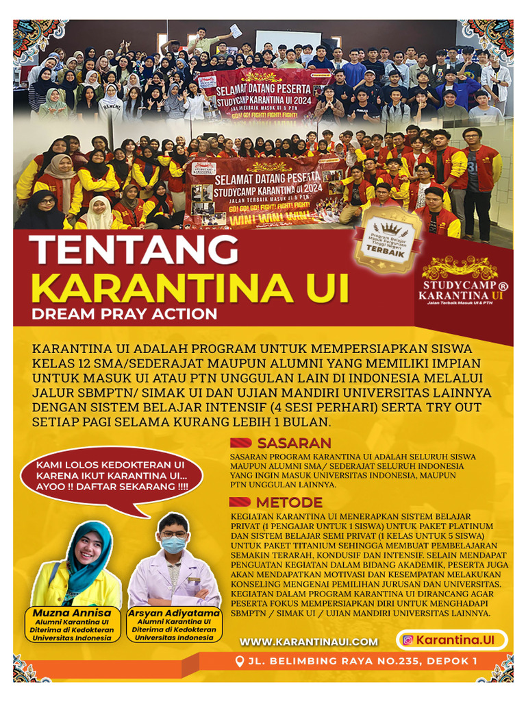 Brosur Karantina Ui 2025 | PDF