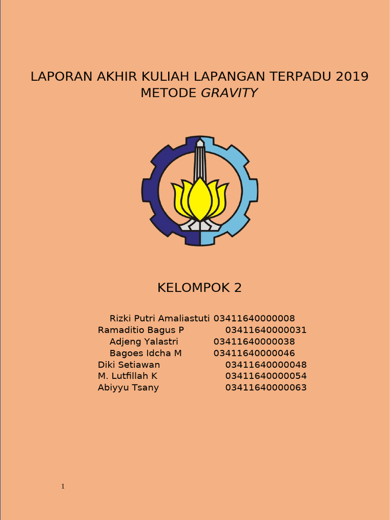 Metode Gravity di Bojonegoro 2019 | PDF