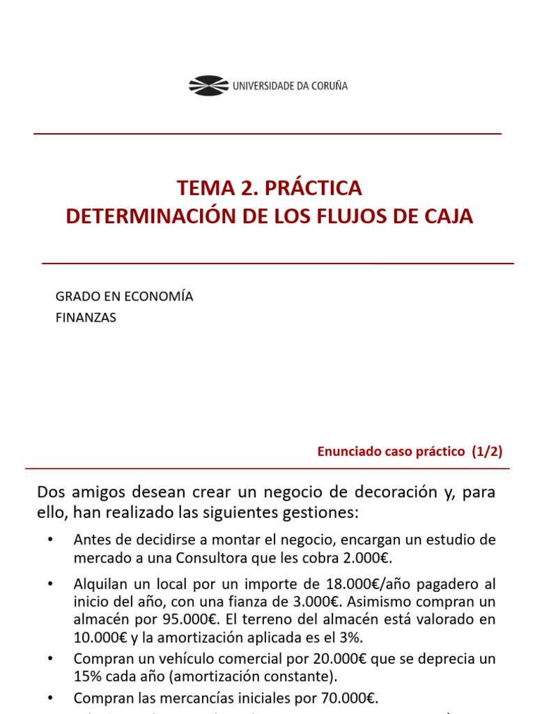 Practica Flujos. 2 Amigos Mod. Enunciado | PDF