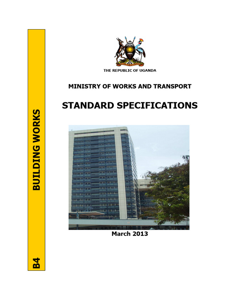 2.8.0.1 Volume 2A - Technical Specifications | PDF | Concrete | Plumbing