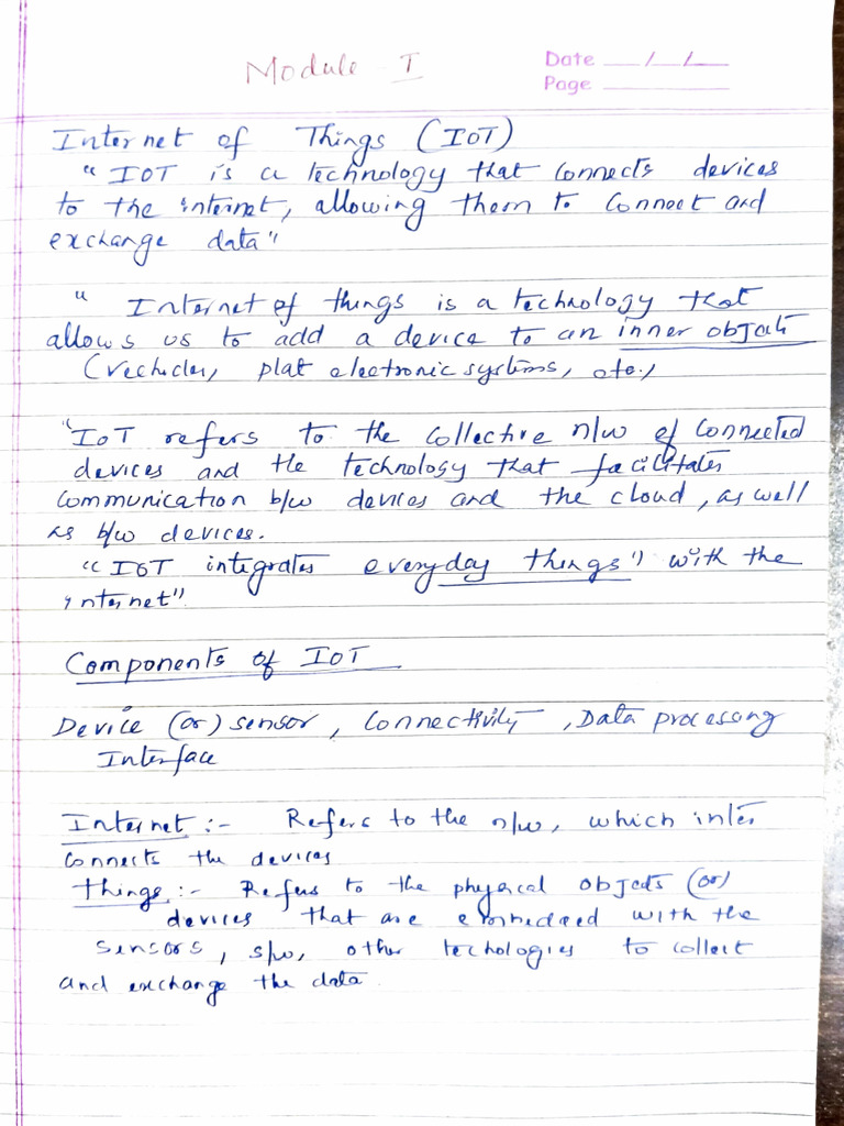 IoT Module 1 HW | PDF | Computer Network | Gateway (Telecommunications)