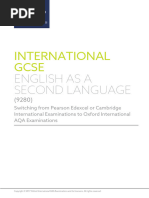 Edexcel Igcse English Language Coursework Mark Scheme | PDF