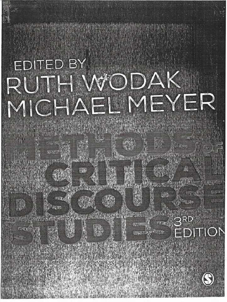 (Introducing Qualitative Methods Series) Ruth Wodak (Editor), Michael Meyer (Editor) - Methods ...