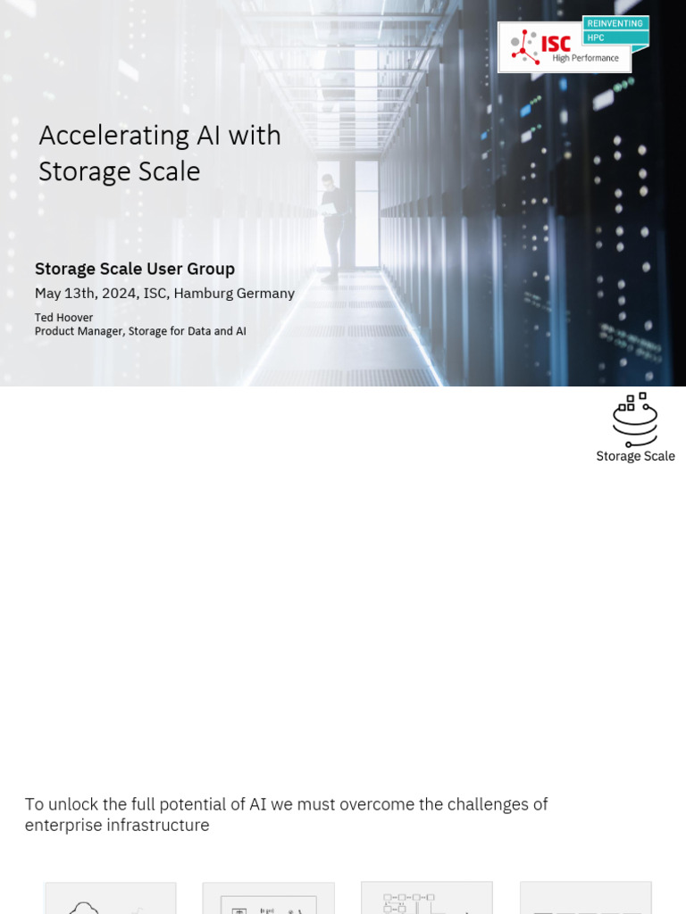 Accelerating AI With Storage Scale | PDF | Cloud Computing | Graphics ...