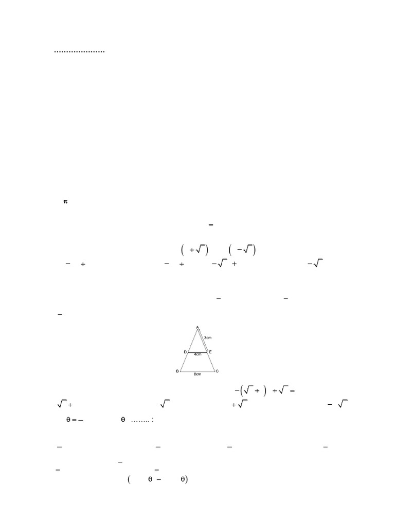 Class 10 (Math) Set B (1) Pre Board 1 (24-25) | PDF | Circle | Sphere