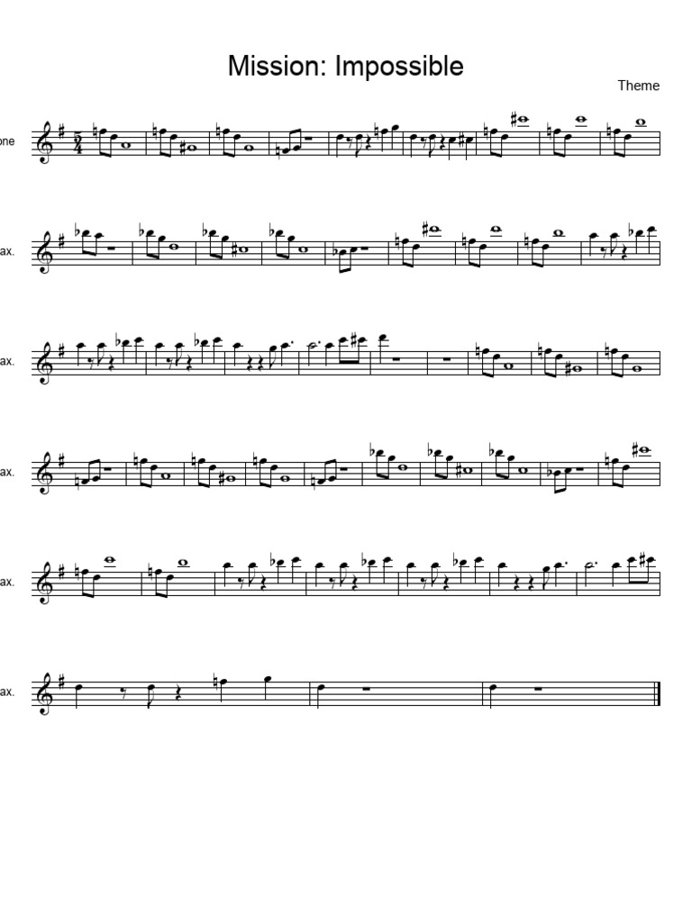 Mission Impossible - Theme | PDF