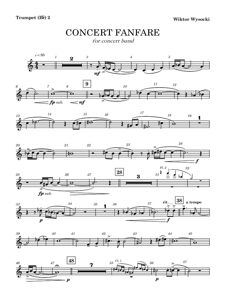 14 - Trumpet (Bb) 2 - CONCERT FANFARE | PDF