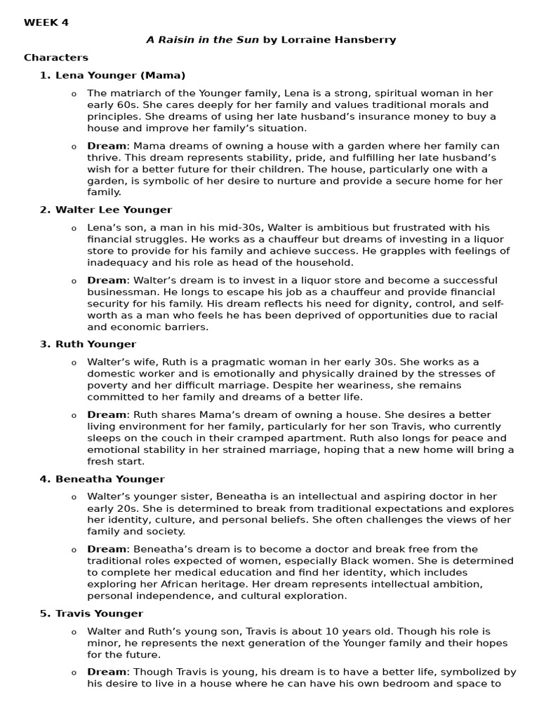 RAISIN-IN-THE-SUN | PDF | Politics And Race | Discrimination & Race ...