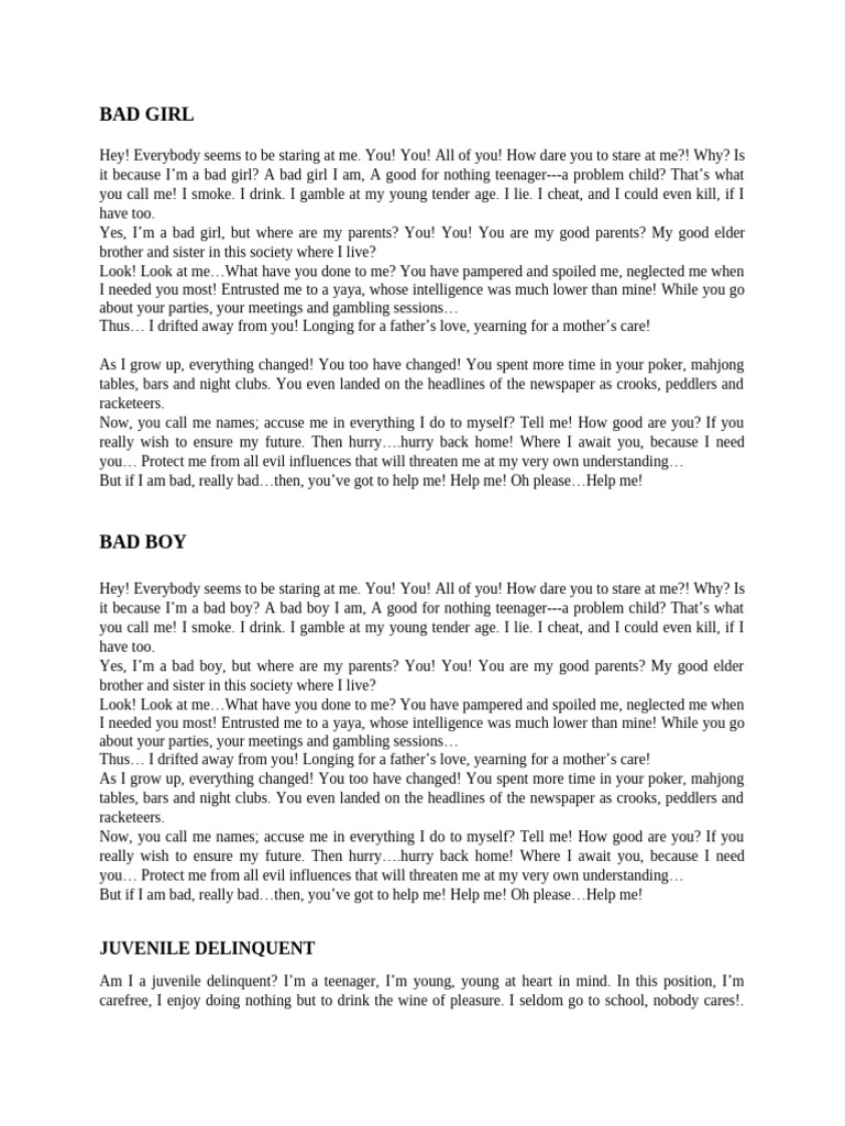 Youth Struggles and Parental Neglect | PDF