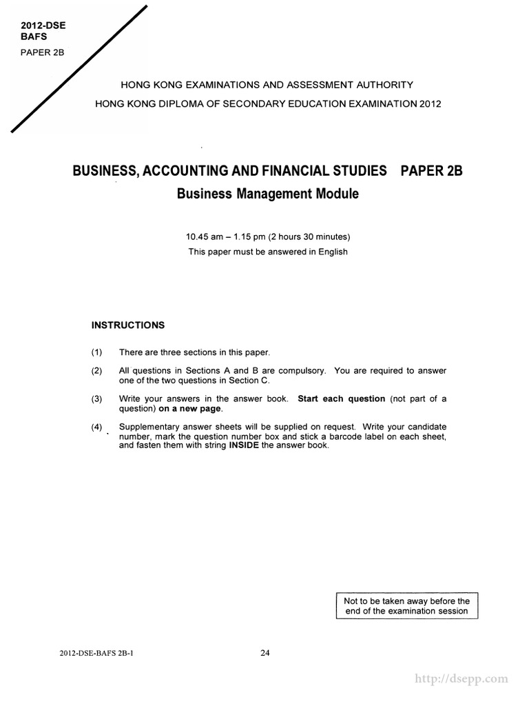 2012-DSE-BAFS-2B-1 | PDF