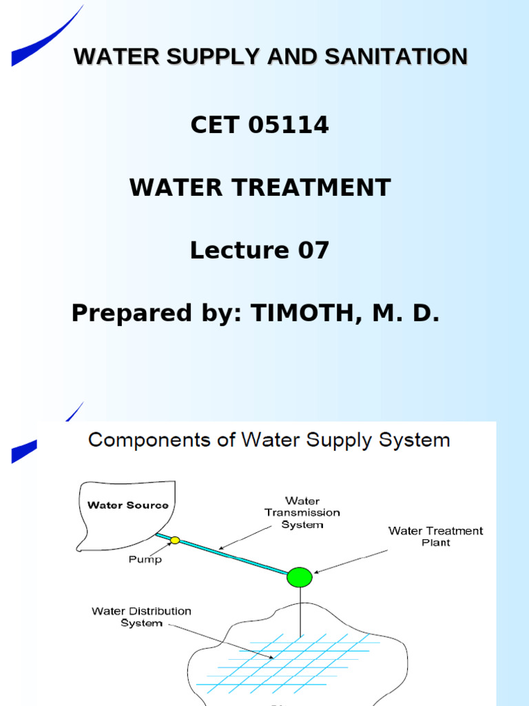 Water Treatment Processes Explained | PDF | Water Purification ...