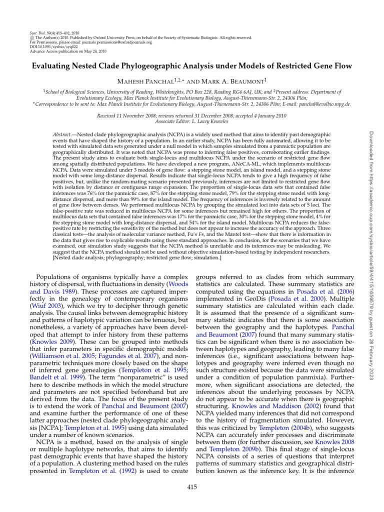 NCPA | PDF | Statistics | Statistical Inference