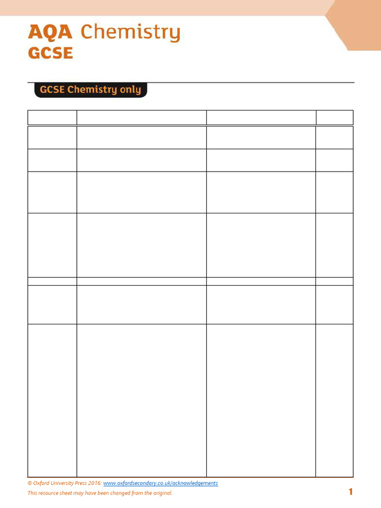 AQA GCSE Chem C12 Practice Question Answers | PDF | Precipitation ...