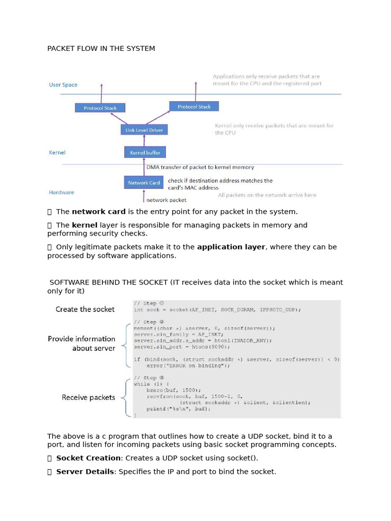Packet Sniffing | PDF | Network Socket | Network Interface Controller