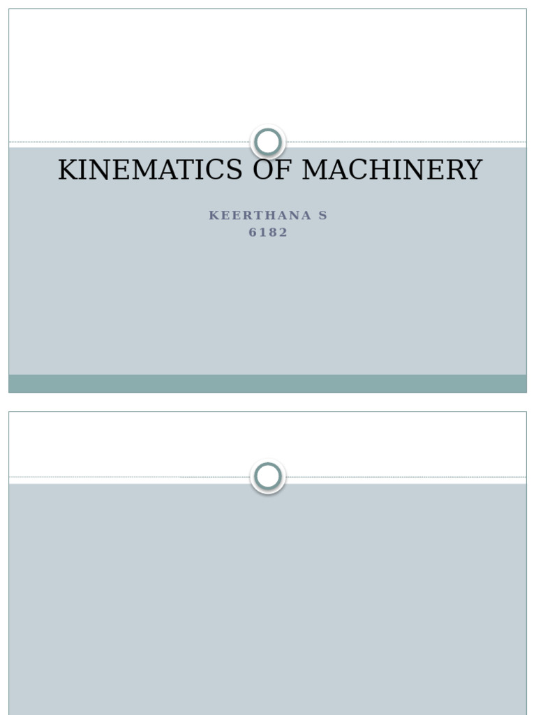 Kinema Tics | PDF