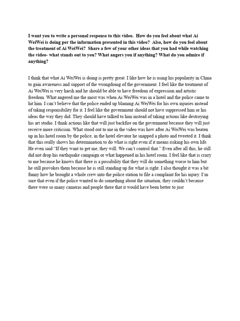 AHIS 9 - 8.1 Activity Assignmet | PDF