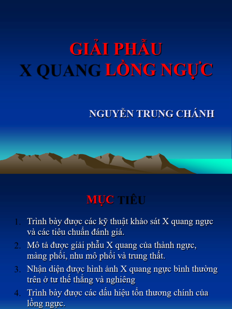 Giai Phau XQ L NG Nguc BT | PDF