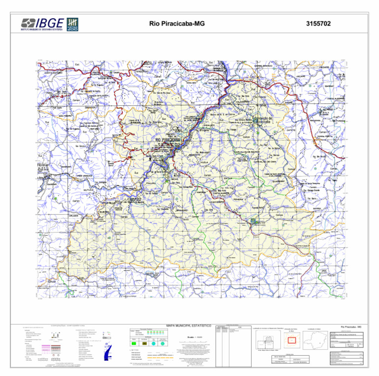 Rio Piracicaba MG Mapa | PDF