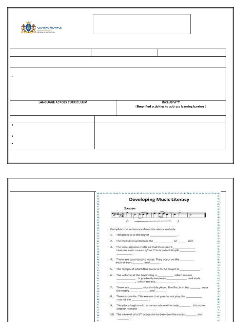 Music Listening Lesson Plan for Grade 8 | PDF