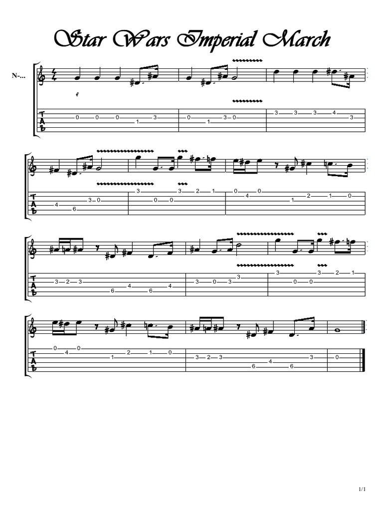 Star Wars Imperial March | PDF