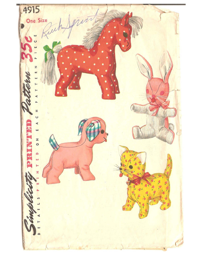 Retro Rabbit Pattern | PDF