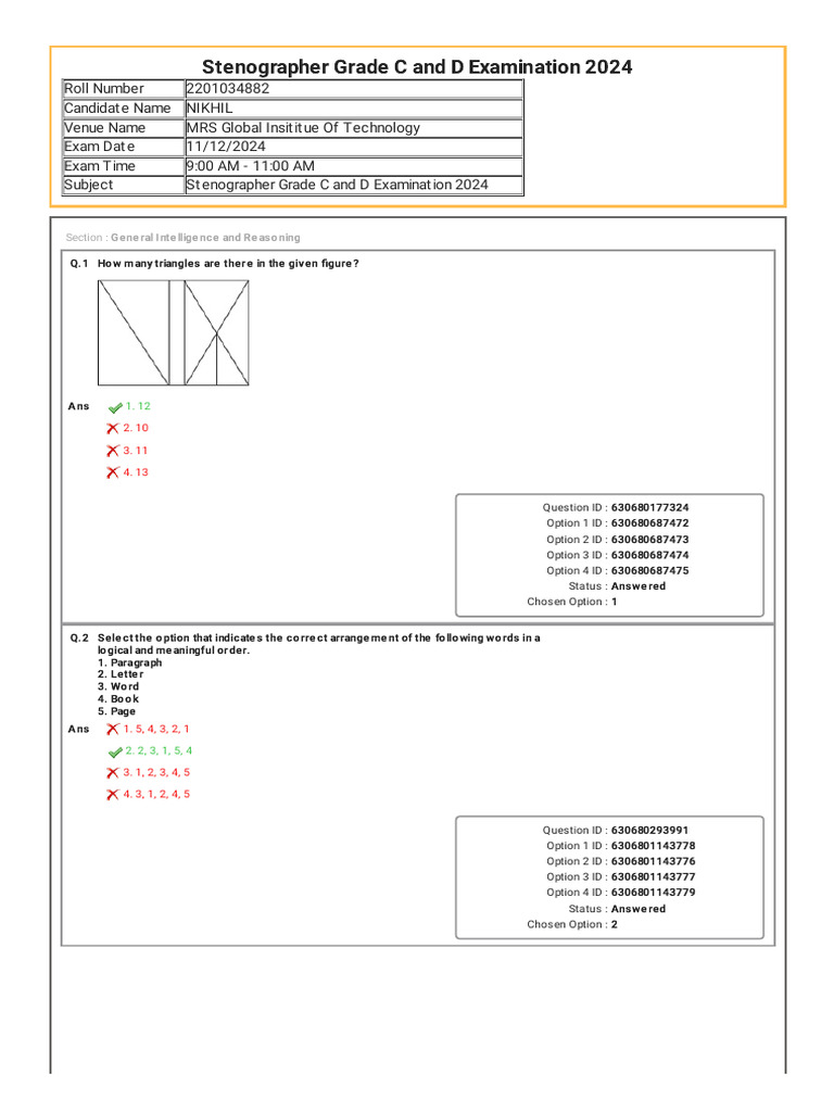 Steno 2024 | PDF