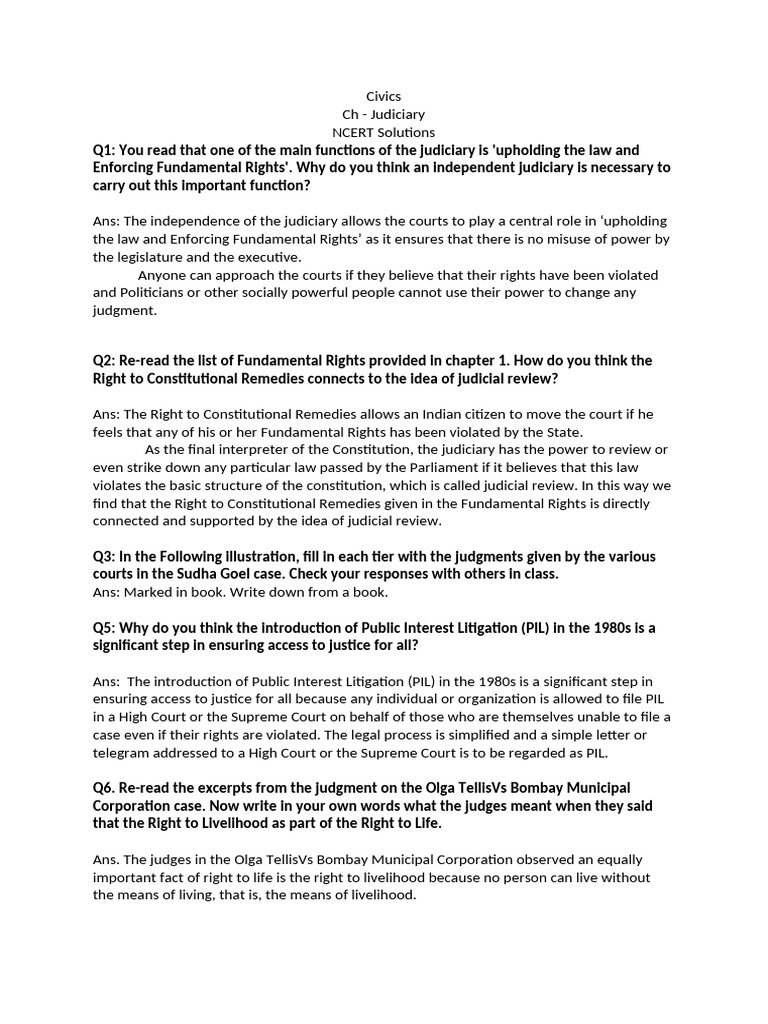 Resource 20241029195902 Civics | PDF | Judiciaries | Judicial Review