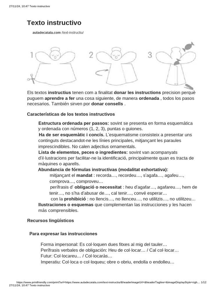 Text Instructiu | PDF