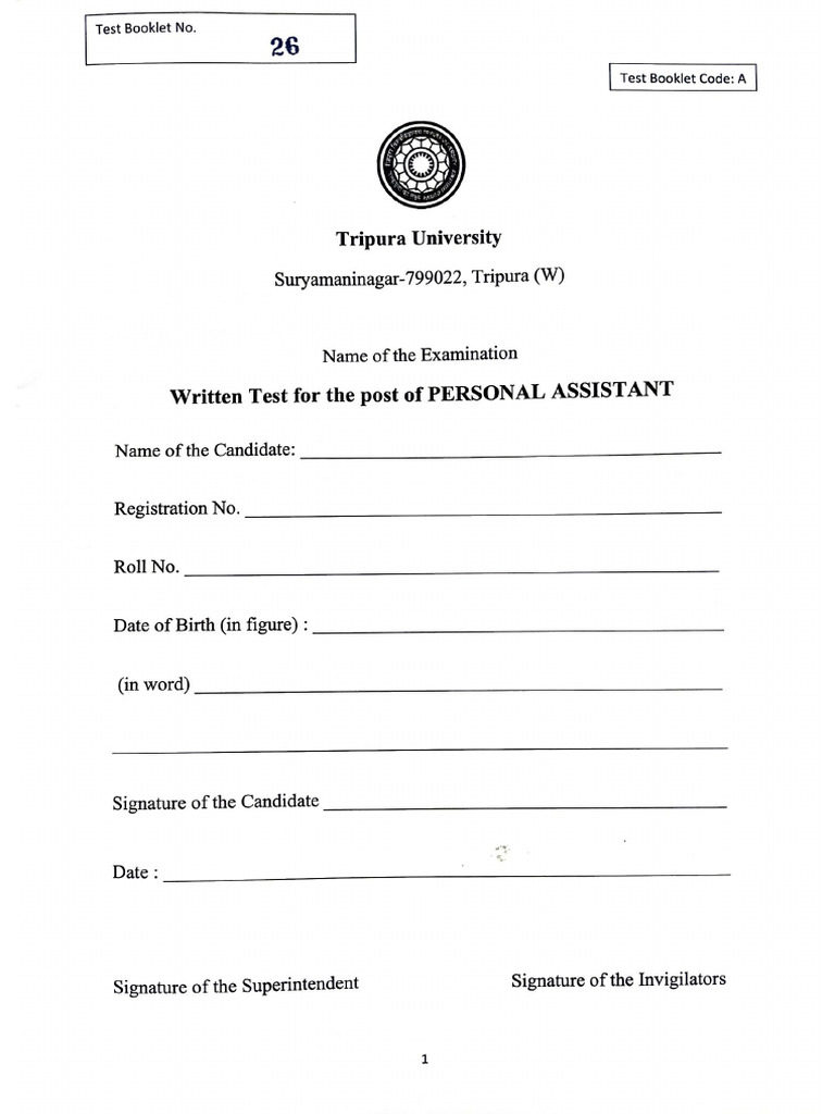 Personal Assistant | PDF