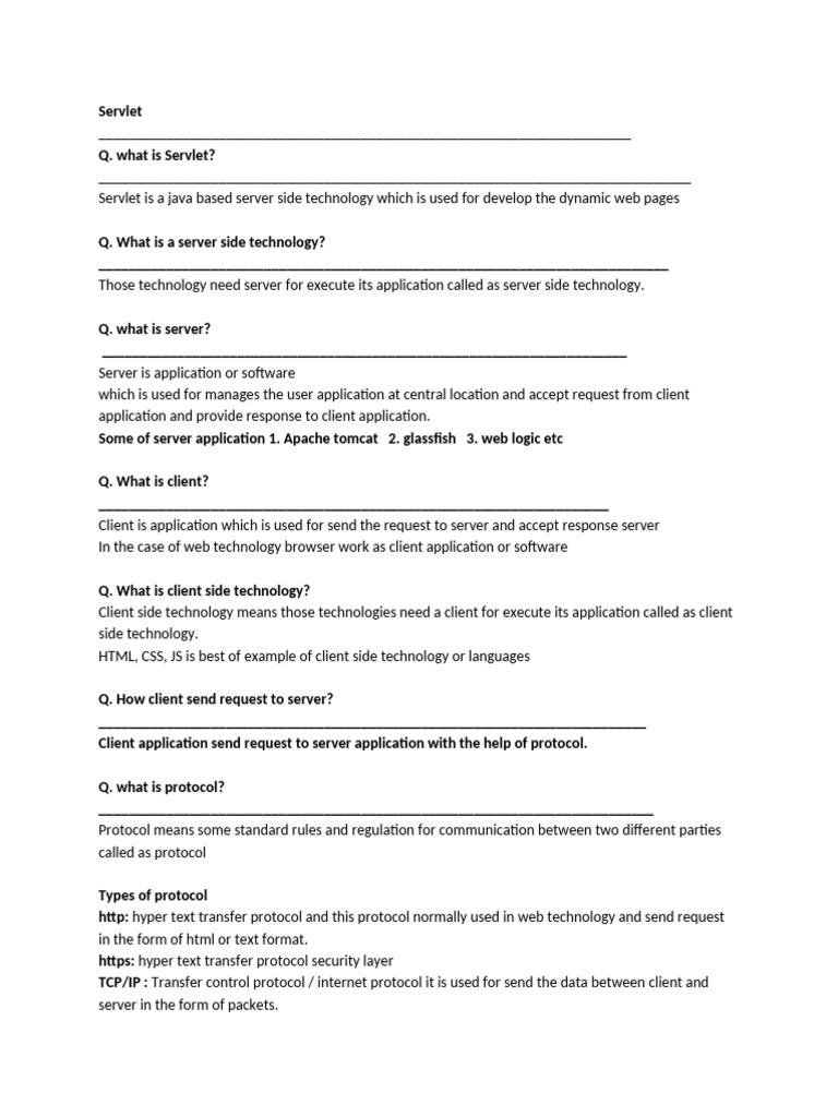Servlet (5) | PDF | Web Server | Internet & Web
