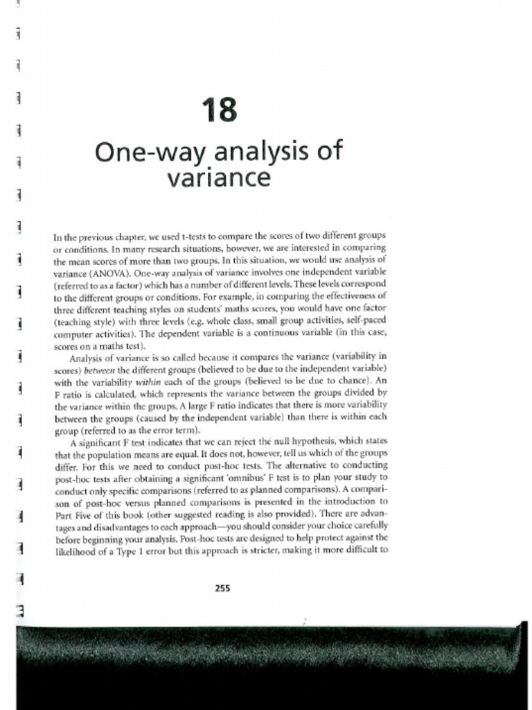ANOVA | PDF