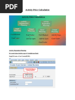 SAP Direct Activity Allocation Guide | PDF | Cost | Prices