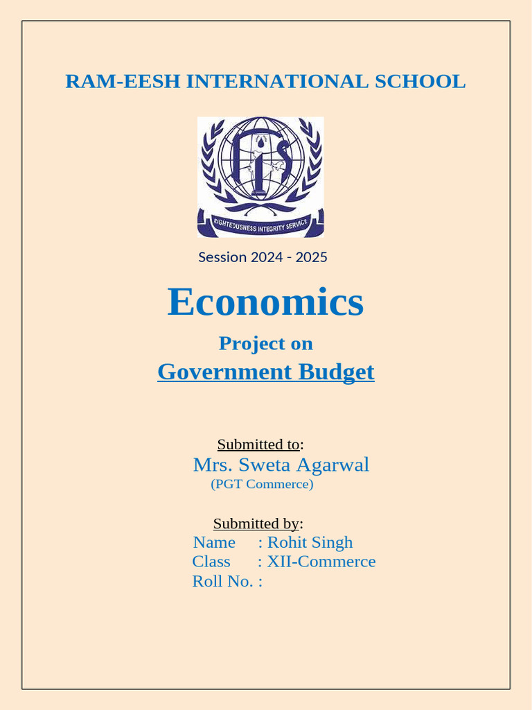 RAMeesh Rohit Project | PDF | Business Economics | Financial Services