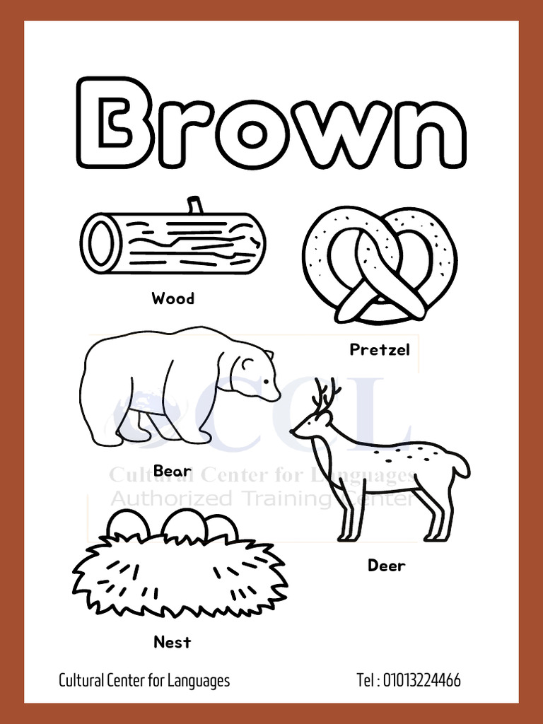 Multi-color border Illustrative Colors Kindergarten Coloring Page ...