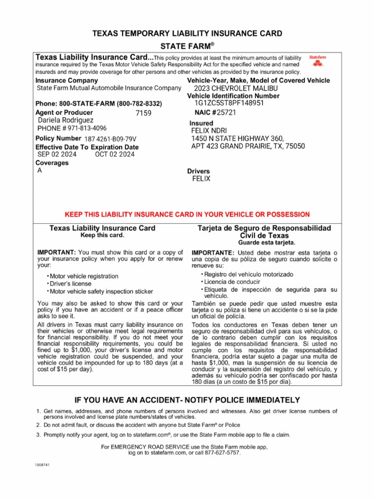 Texas Liability insurance | PDF