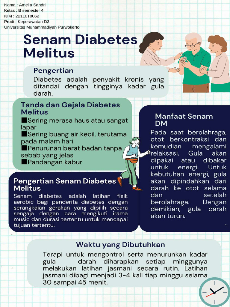 Poster Senam Diabetes Melitus | PDF