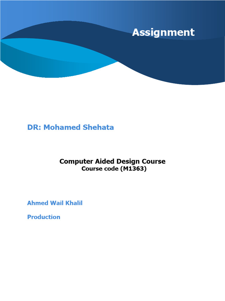Ahmed Wail Khalil - Production | PDF