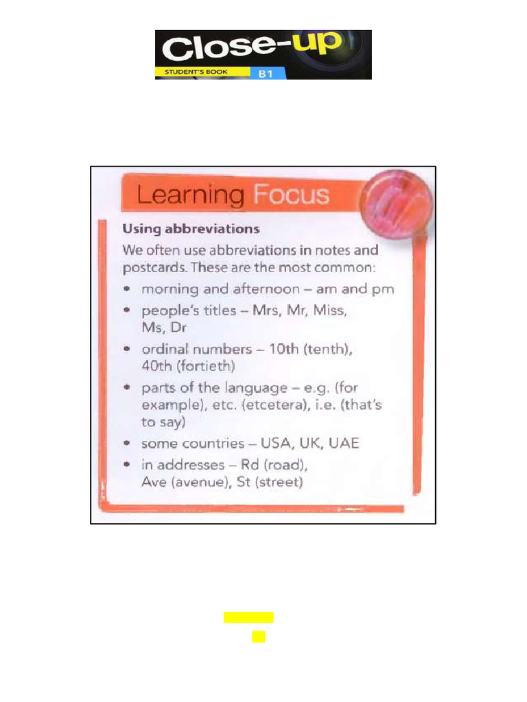 TB Unit 1 Writing L8 Form 3 PdPr | PDF