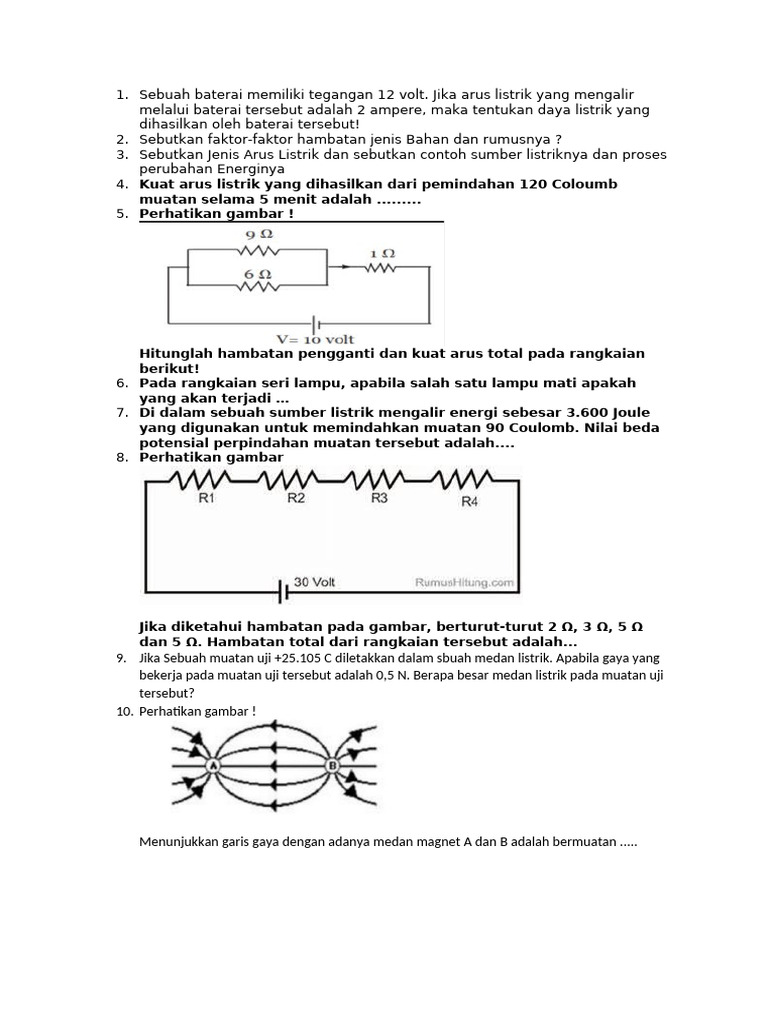 Listrik Dinamis | PDF